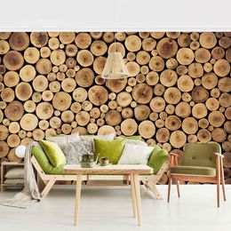 Bilderwelten Fototapete Homey Firewood