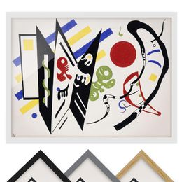 Bilderwelten Bild mit Rahmen - Querformat Wassily Kandinsky - Reciproque