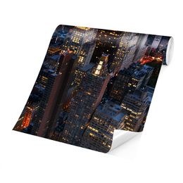 Fototapete Skyline Manhattan Lights
