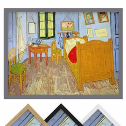 Bilderwelten Bild mit Rahmen - Querformat Vincent van Gogh - Schlafzimmer in Arles
