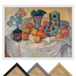 Bilderwelten Bild mit Rahmen - Querformat Paula Modersohn-Becker - Stillleben mit Orangen