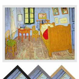 Bilderwelten Bild mit Rahmen - Querformat Vincent van Gogh - Schlafzimmer in Arles