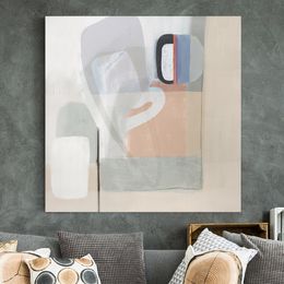 Bilderwelten Leinwandbild - Quadrat Multiform I