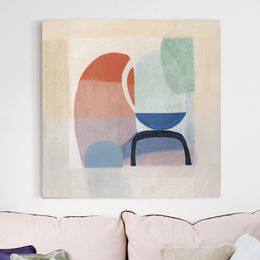 Bilderwelten Leinwandbild - Quadrat Multiform II