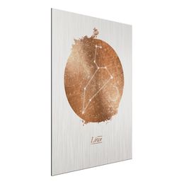 Bilderwelten Alu-Dibond Outdoor Bild Sternzeichen L&ouml;we Gold