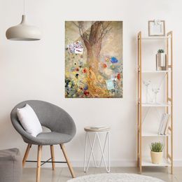 Bilderwelten Glasbild - Hochformat Odilon Redon - Der Buddha