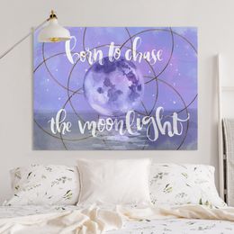 Bilderwelten Leinwandbild - Querformat Mond-Kind - Moonlight