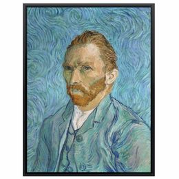 Bilderwelten Leinwandbild - Hochformat Vincent van Gogh - Selbstbildnis 1889