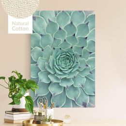 Bilderwelten Leinwandbild - Hochformat Kaktus Agave