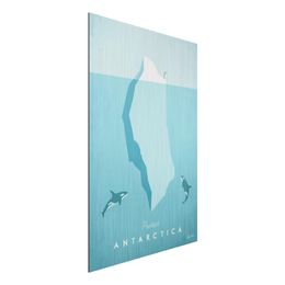 Bilderwelten Alu-Dibond Outdoor Bild Reiseposter - Antarktis
