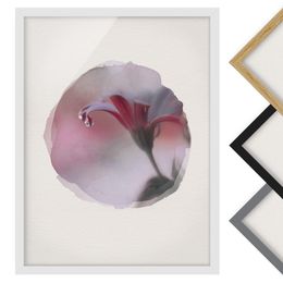 Bilderwelten Bild mit Rahmen - Hochformat Wasserfarben - Invisible Touch