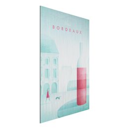 Bilderwelten Alu-Dibond Outdoor Bild Reiseposter - Bordeaux