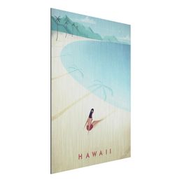 Bilderwelten Alu-Dibond Outdoor Bild Reiseposter - Hawaii