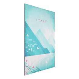 Bilderwelten Alu-Dibond Outdoor Bild Reiseposter - Italien