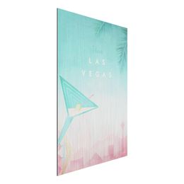 Bilderwelten Alu-Dibond Outdoor Bild Reiseposter - Viva Las Vegas