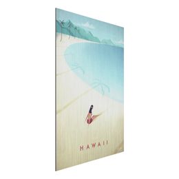 Bilderwelten Alu-Dibond Outdoor Bild Reiseposter - Hawaii