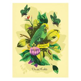 Bilderwelten Leinwandbild Spr&uuml;che Tropisch Kunstdruck Leinwanddruck - Frida Kahlo - Bonito - Spr&uuml;che XXL Wohnzimmer Schlafzimmer