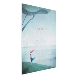 Bilderwelten Alu-Dibond Outdoor Bild Reiseposter - Sidney