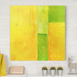 Bilderwelten Leinwandbild - Quadrat Petra Sch&uuml;&szlig;ler - Fr&uuml;hlings Komposition 03