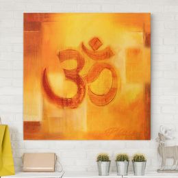 Bilderwelten Leinwandbild Abstrakt Kunstdruck Leinwanddruck - Petra Sch&uuml;&szlig;ler - Pemas Om - Wandbild XXL Wohnzimmer Schlafzimmer
