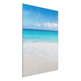 Bilderwelten Alu-Dibond Outdoor Bild Blaue Welle