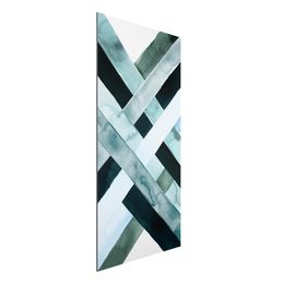 Bilderwelten Alu-Dibond Outdoor Bild Aquarellgeflecht