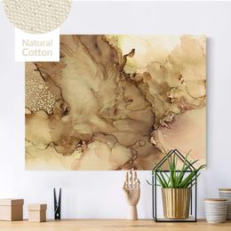 Bilderwelten Leinwandbild Goldbraune Explosion II