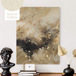 Bilderwelten Leinwandbild Goldener Treibsand I