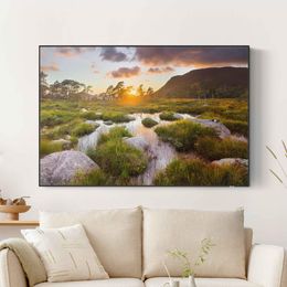 Akustik-Wechselbild Tverrdalsbekken in Norwegen