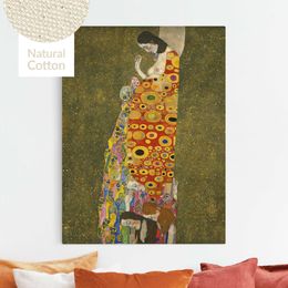 Bilderwelten Leinwandbild Gustav Klimt - Die Hoffnung II