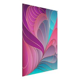 Bilderwelten Alu-Dibond Outdoor Bild Farbenfrohes Art Deco II