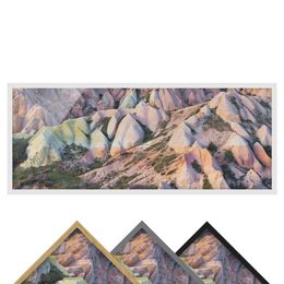 Bilderwelten Bild mit Rahmen Natur einzigartig Motiv inkl. Rahmung - Tuffstein im Rosental - Landschaft Wohnzimmer Schlafzimmer