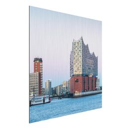 Bilderwelten Alu-Dibond Outdoor Bild Elbphilharmonie Hamburg