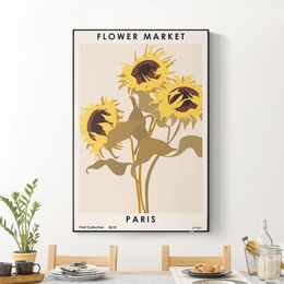Akustik-Wechselbild Flower Market - Paris