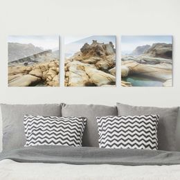 Bilderwelten Glasbild Natur Motiv einzigartig Glas Wandbild - Salt Point State Park - Landschaft Wohnzimmer Schlafzimmer