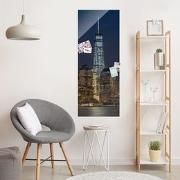 Bilderwelten Glasbild - Hochformat One World Trade Center
