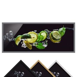 Bilderwelten Bild mit Rahmen - Panorama Mojito Zutaten