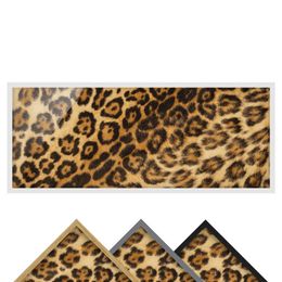 Bilderwelten Bild mit Rahmen - Panorama Jaguar Skin