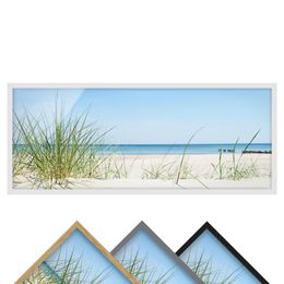 Bilderwelten Bild mit Rahmen - Panorama Ostseek&uuml;ste