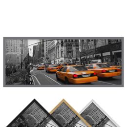 Bilderwelten Bild mit Rahmen - Panorama New York, New York!