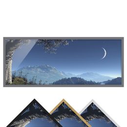 Bilderwelten Bild mit Rahmen - Panorama Winter Fairytale