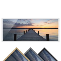 Strand Bild mit Rahmen Ort der Ruhe