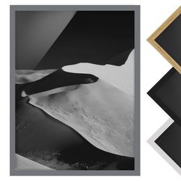 Bilderwelten Bild mit Rahmen - Hochformat W&uuml;ste - Abstrakte D&uuml;nen