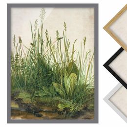 Bilderwelten Bild mit Rahmen - Hochformat Albrecht D&uuml;rer - Das gro&szlig;e Rasenst&uuml;ck