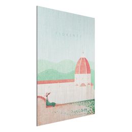Bilderwelten Alu-Dibond Outdoor Bild Reiseposter - Florence