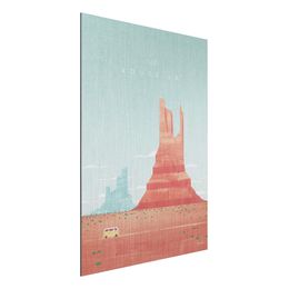 Bilderwelten Alu-Dibond Outdoor Bild Reiseposter - Route 66