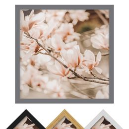 Bilderwelten Bild mit Rahmen Magnolienzweige im Vintagestil
