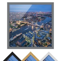 Bilderwelten Bild mit Rahmen Nachts in London
