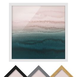 Bilderwelten Bild mit Rahmen Spiel der Farben Meeresrauschen
