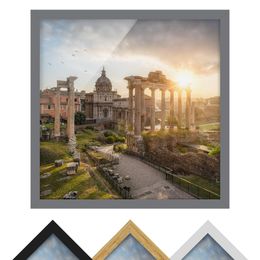 Bilderwelten Bild mit Rahmen Forum Romanum bei Sonnenaufgang